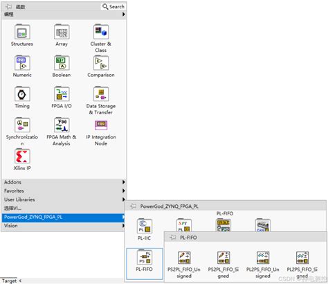 第6章＞＞实验8：ps arm 端linux rt与pl端fpga之间（通过fifo队列进行通信和交互） 《labview zynq fpga