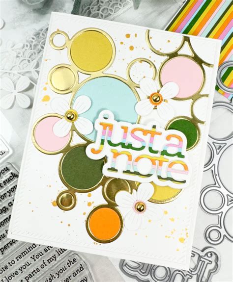 Simon Says Stamp Striped Just A Note Redsas