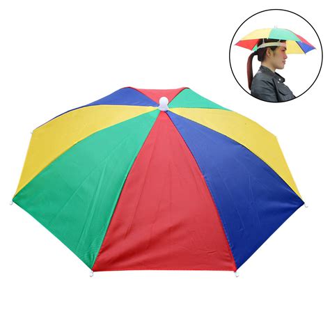 Folding Umbrella Hat Overhead Fishing Umbrella Hat Great For Fishing
