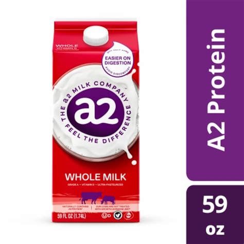 A2 Ultra Pasteurized Whole Milk 59 Fl Oz Smiths Food And Drug