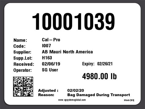 Cycle Count Form