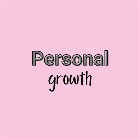 Personal Growth Resources