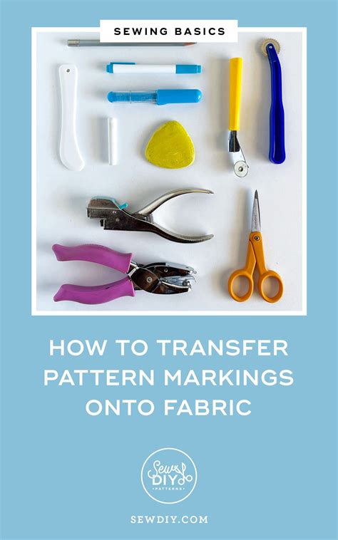 How To Transfer Pattern Markings Onto Fabric — Sew Diy How To Transfer Pattern Markings Onto Fabric — Sew Diy