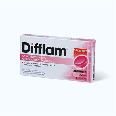 Difflam Lozenges Raspberry