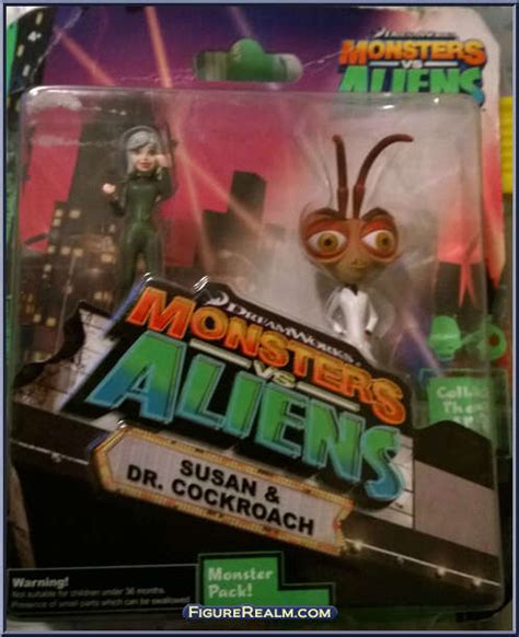 Susan And Dr Cockroach Monsters Vs Aliens Basic Series Toy Quest