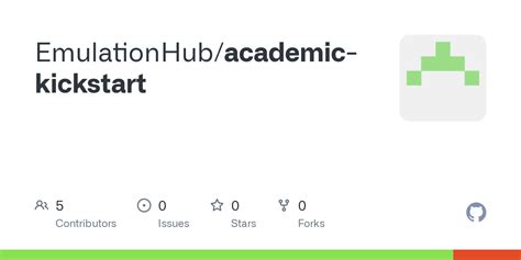GitHub EmulationHub Academic Kickstart