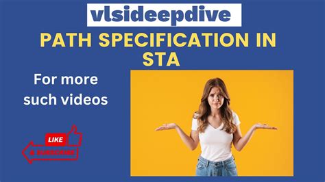 Path Specification In Sta Youtube