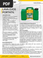 Instrucciones Para Lavaojos Portátil Pdf Agua