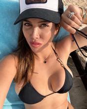 Wanda Nara Sexy Hot New Instagram Photos Flaunting Her Big Breasts In Black Bikini AZNude