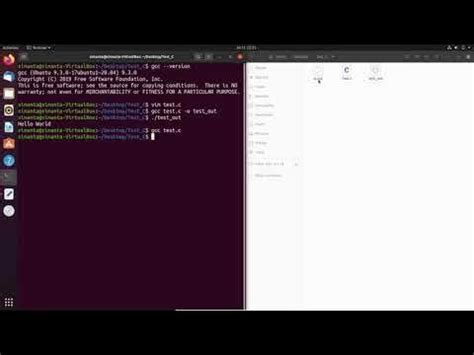 How to Compile and Run C program Using GCC Compiler and VIM Editor on Linux / Ubuntu - YouTube