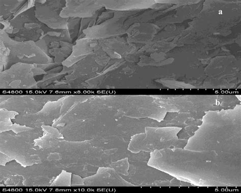 Micrographs Of Vermiculite And Ctmab Vermiculite A Vermiculite B