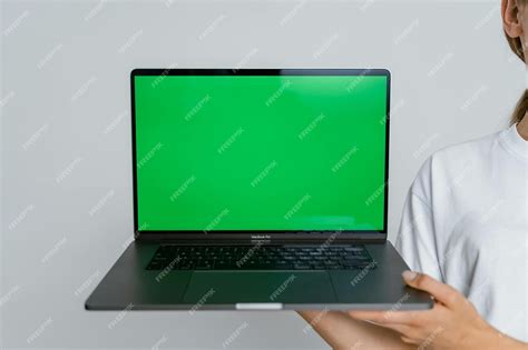 Premium Photo Green Screen Mockup Design
