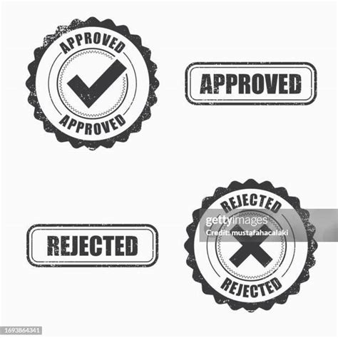 Approval Stamp Black Background Photos And Premium High Res Pictures