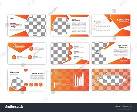 Powerpoint Presentation Design Free Template Stock Vector Royalty Free