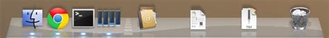 add spacers to the right side of the dock in mac os x