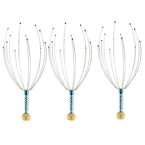J K B K Head Massager Steel Wire Set Of 3 Pain Releiver 12 Hand
