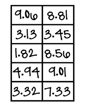 Add Subtract Decimals By Cove S Corner Teachers Pay Teachers