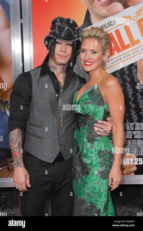 Dj Ashba Nicky Whelan At Arrivals For Hall Pass Premiere Arclight