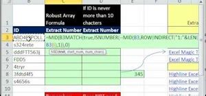 How To Extract Numbers From Middle Of Text In Microsoft Excel Microsoft Office WonderHowTo
