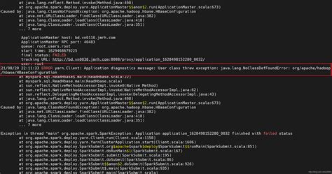 java lang noclassdeffounderror org apache hadoop hbase