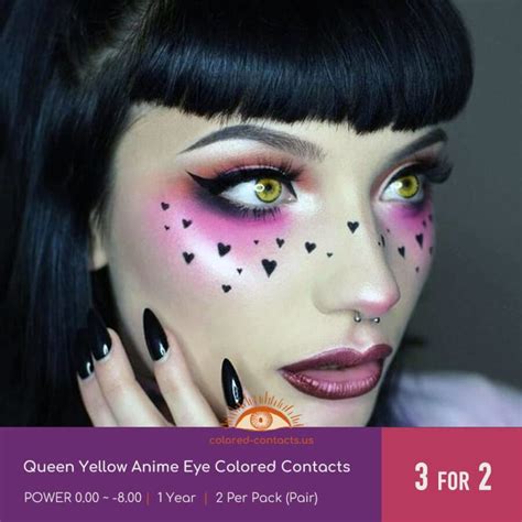 Arknights Ines Cosplay Contact Lenses Colored Contacts