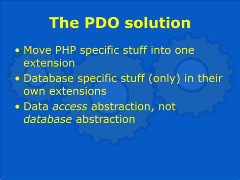 Ppt Introducing Php Data Objects Powerpoint Presentation Free Download Id343425