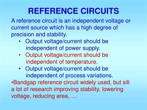 Ppt Reference Circuits Powerpoint Presentation Free Download Id