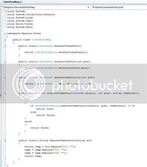 ejemplo de aplicación usando programacion en tres capas asp y c