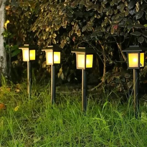 Садовый фонарь на солнечной батарее Квадрат Led 26 см 6 Ww Белый теплый Id 2573133639 цена