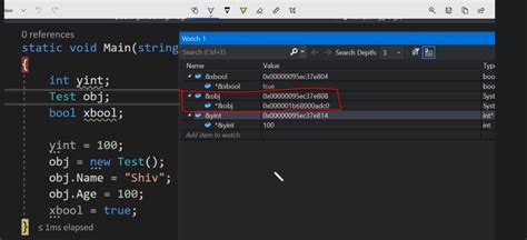 Net Do Object Variables In C Store The Actual Object Data Directly Stack Overflow