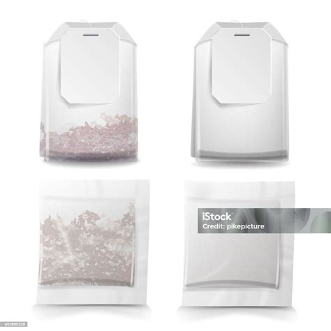 티 백 그림 레이블입니다 광장 및 직사각형 모양 벡터 일러스트 레이 션 디자인에 대 한 최대 조롱입니다 흰색 절연 0명에 대한 스톡 벡터 아트 및 기타 이미지 Istock