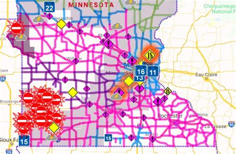 Mn Dot Map Mn Dot Map