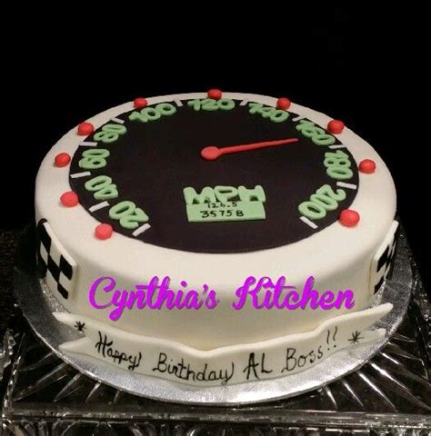 Speedometer Cake Themed Cakes