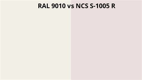 Ral 9010 Vs Ncs S 1005 R Ral Colour Chart Uk