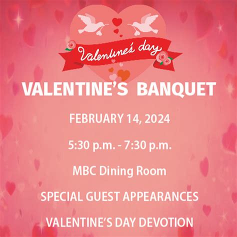 Valentines Banquet February 14 2024 Manhattan Baptist Church Tampa