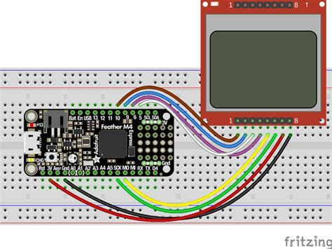 Circuitpython Wiring Nokia 51103310 Monochrome Lcd Adafruit