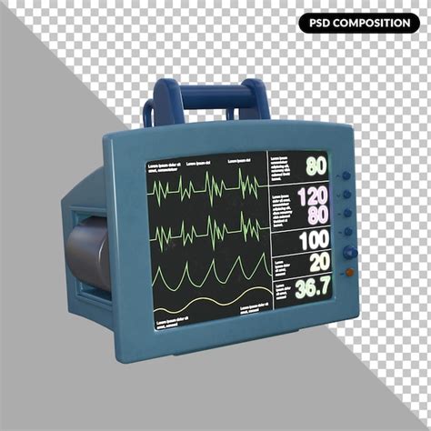 premium psd medical device isolated premium psd 3d rendering