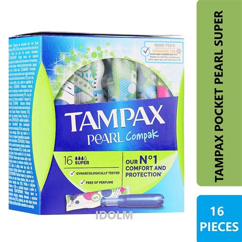 Tampax Compak Pearl Super 16 Tampons Shopee Singapore