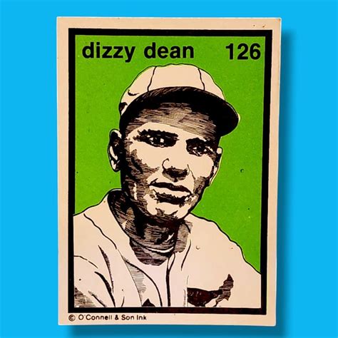 1980 Cramer Baseball Legends Series 1 Dizzy Dean 12 Trading Card