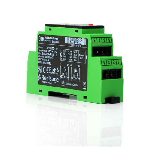 G15 Ethernet 10 100mb 2xrs232 2xrs485 Modbus Tcp Rtu Ascii Gateway 2x Rs485 2x Rs232