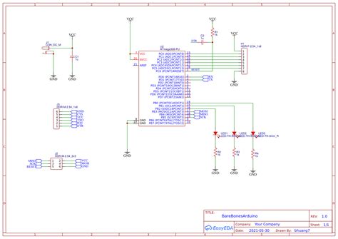 Bare Bones Arduino Platform For Creating And Sharing Projects OSHWLab