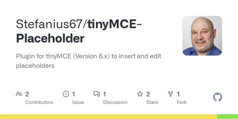github stefanius67 tinymce placeholder plugin for tinymce version 6