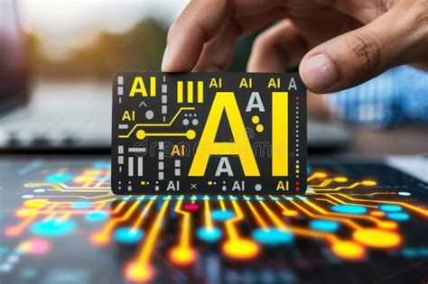 Ai Microchip On A Circuit Board Representing The Role Of Artificial Intelligence In Modern