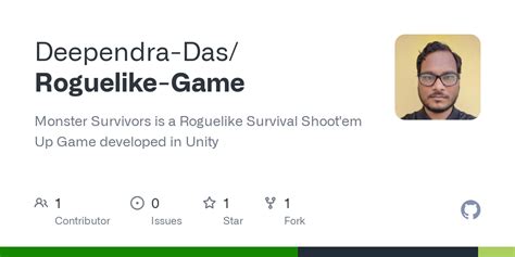 Github Deependra Dasroguelike Game Monster Survivors Is A Roguelike