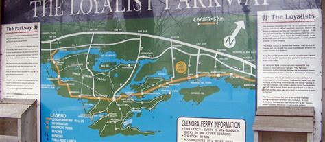 Routes And Landmarks Of Southeastern Ontario And The Loyalist Parkway