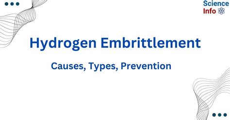 Hydrogen Embrittlement Causes Types Prevention