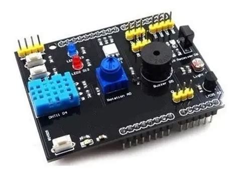 Shield Arduino Multi Funções Com Sensores Io