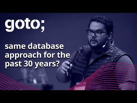 Goto Conferences Talk The Hidden Costs Of Poor Database Access From Goto Conferences Class