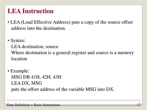 ppt lecture 4 chapter 6 symbolic instruction and addressing