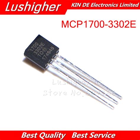 10pcs Mcp1700 3302e To92 Mcp1700 3302eto Mcp1700 3302e Low Quiescent